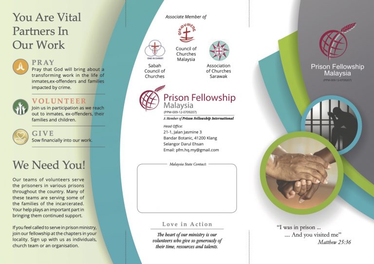 Brochures – Prison Fellowship Malaysia